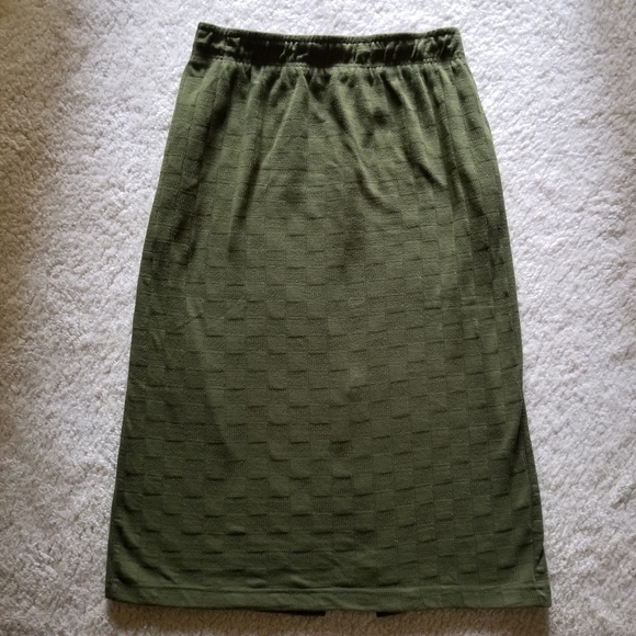 Jacque & Koko | Skirts | Vintage Jacque Koko Green Checker Sweater ...